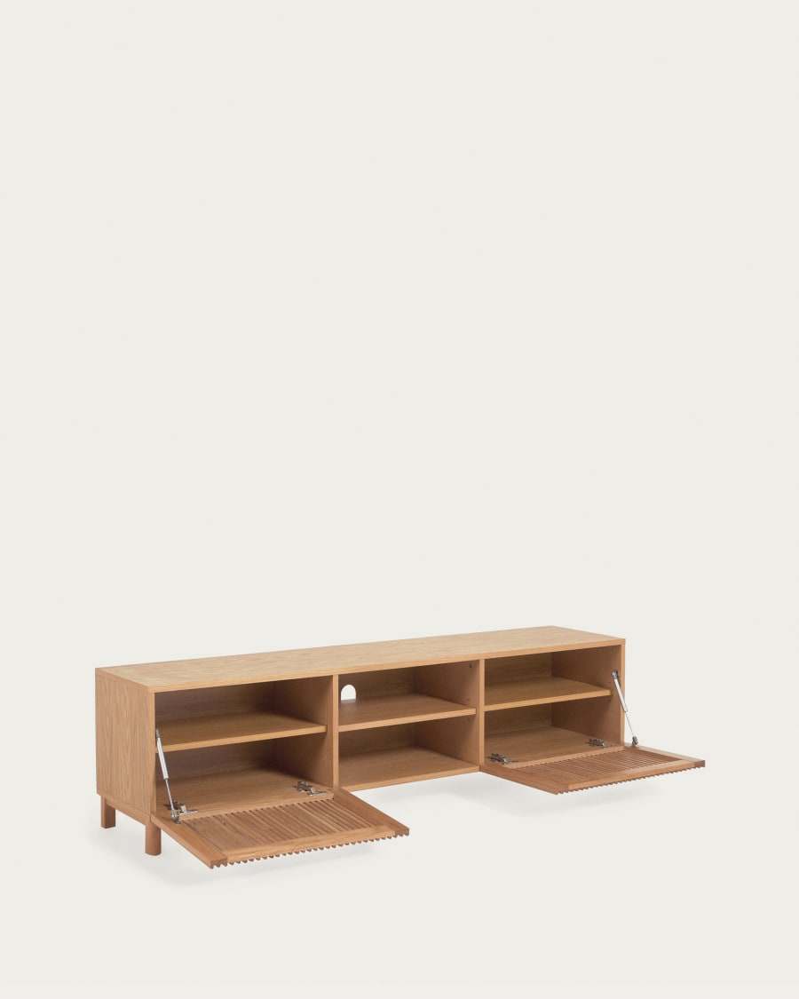 Japandi Solid Oak TV Stand | JapandiStore